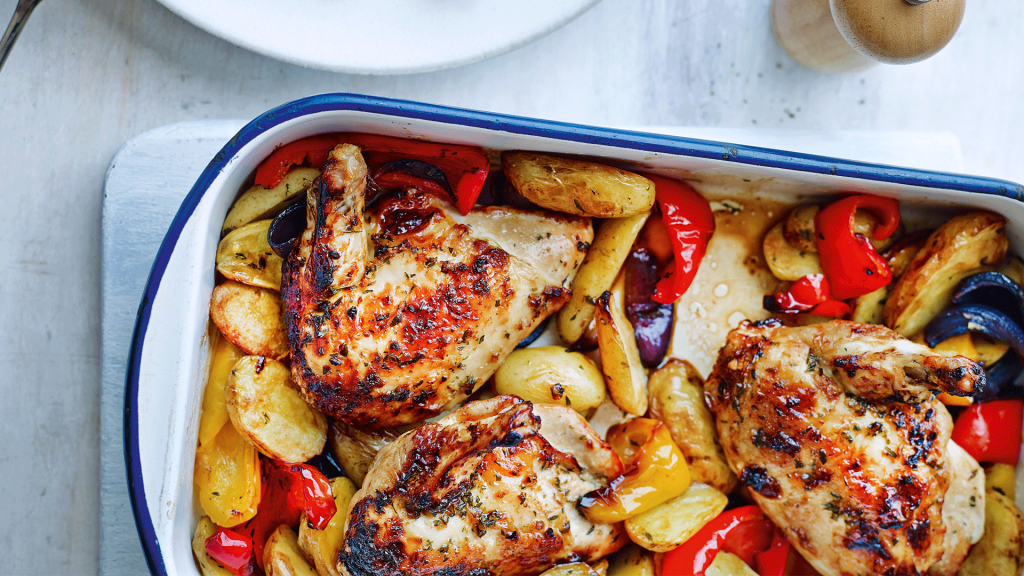 Roasted Chicken Breasts With Capsicum • CHILD Magazines