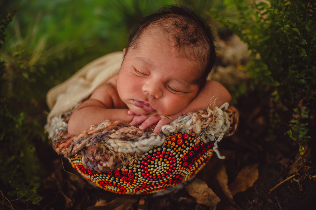Adorable Aboriginal Newborn Art