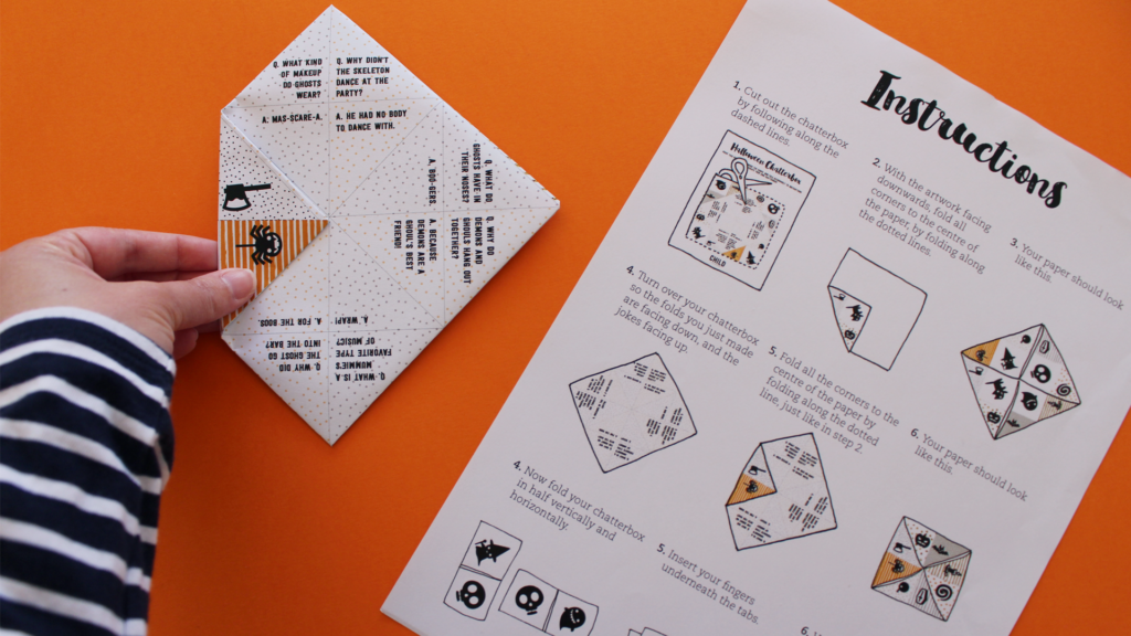 Free Printable Halloween Chatterbox • CHILD Magazines