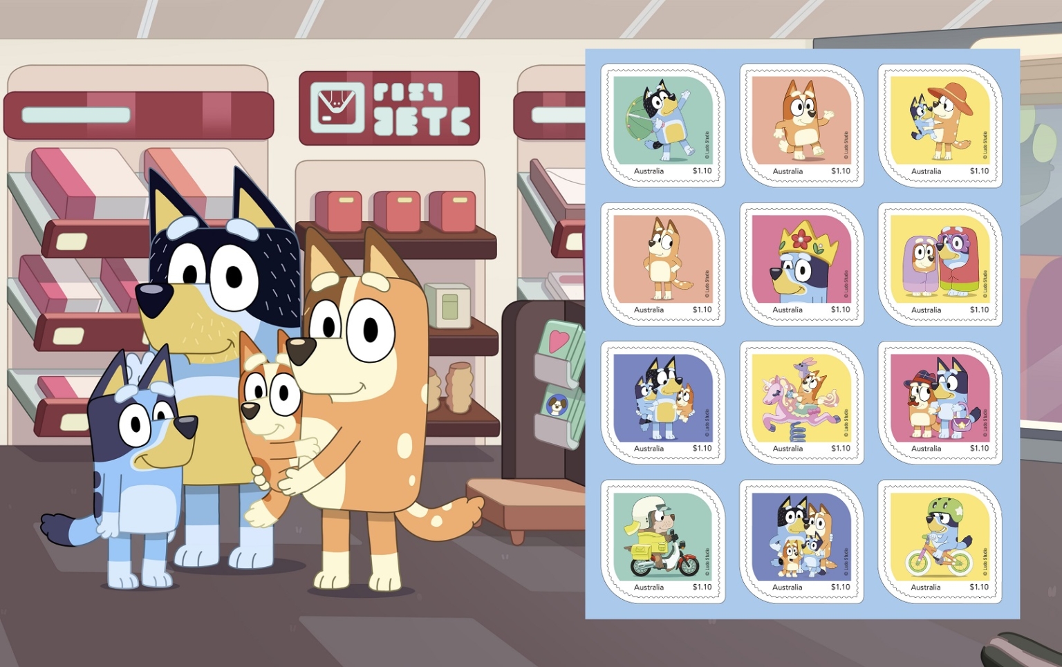 12 new Bluey postage stamps everyone will love • CHILD Magazines