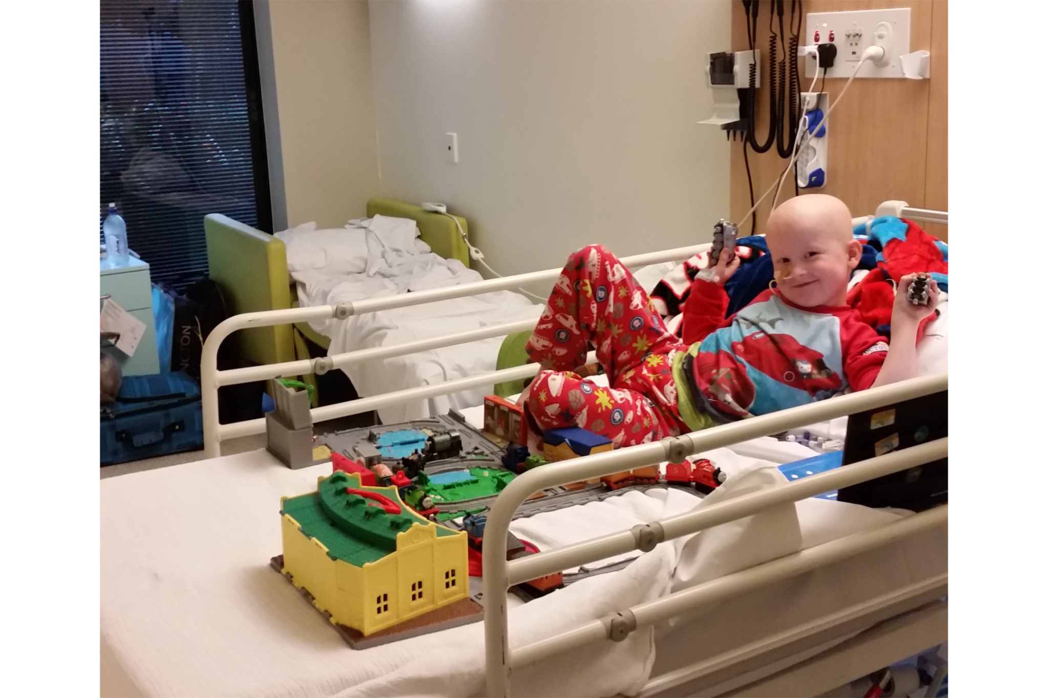 Nothing is as confronting as being told your little boy has cancer ...