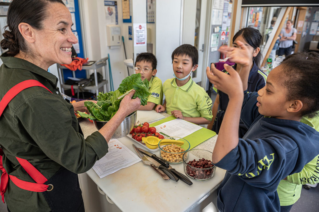 Students Embrace Healthy Eating: Pesto Pasta • CHILD Magazines