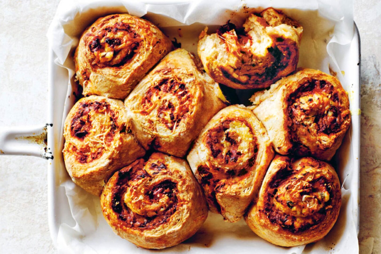 Donna Hay's lunchbox faves: Cheesy Tomato Scrolls • CHILD Magazines